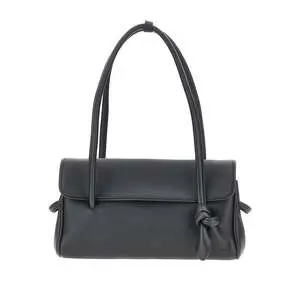Jacquemus Grained Leather 'turismo Long' Bag - Black