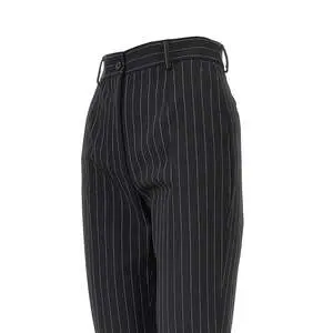 Dolce & Gabbana Pinstriped Stretch Wool Pants