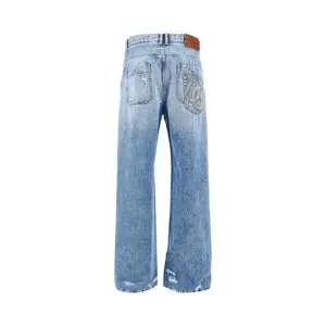 Dolce & Gabbana Distressed Denim Over Pants