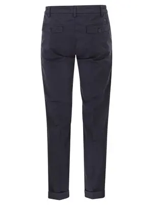 FAY Slim Fit Trousers In Stretch Gabardine