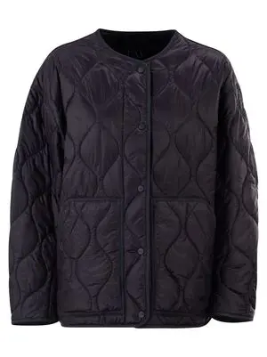 FAY Technical Fabric Jacket With Onion Quilting - Blue
