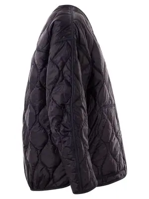 FAY Technical Fabric Jacket With Onion Quilting