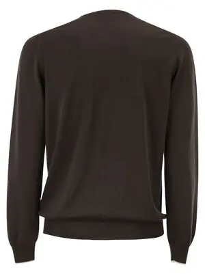 FAY Cotton Crew Neck Jumper
