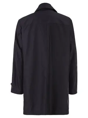 FAY Morning Coat In Water-repellent Technical Poplin