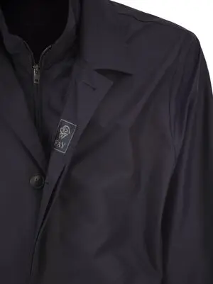 FAY Morning Coat In Water-repellent Technical Poplin