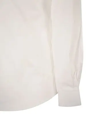 FAY Regular Fit Shirt In Stretch Poplin