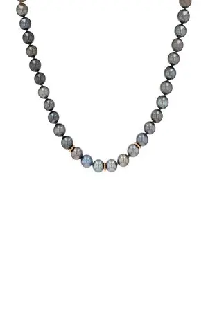 Sheryl Lowe 14k Yellow Gold Tahitian Pearl Strand Necklace