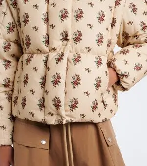 Moncler Torcol Convertible Corduroy Down Jacket