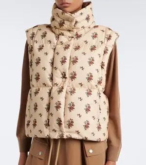 Moncler Torcol Convertible Corduroy Down Jacket