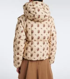 Moncler Torcol Convertible Corduroy Down Jacket
