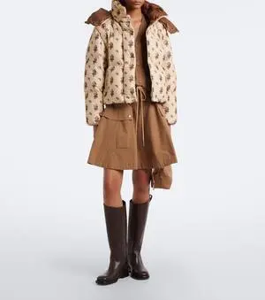 Moncler Torcol Convertible Corduroy Down Jacket