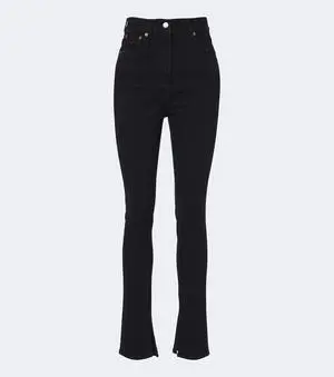 Balmain High-rise Slim Jeans - Black