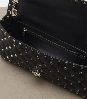 Valentino Garavani Rockstud Spike Medium Leather Shoulder Bag