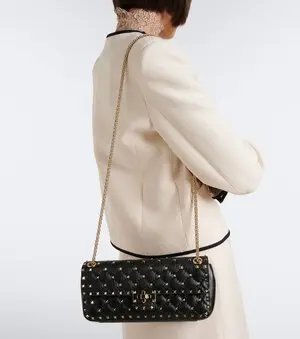 Valentino Garavani Rockstud Spike Medium Leather Shoulder Bag