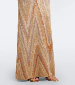 Missoni Sequined Knitted Maxi Dress