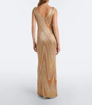 Missoni Sequined Knitted Maxi Dress