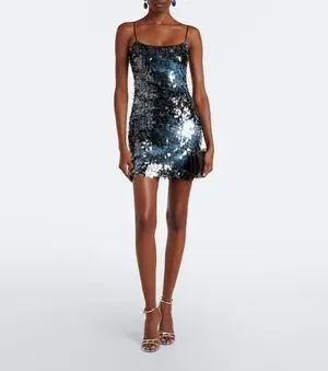 Staud Sur Sequined Minidress
