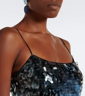 Staud Sur Sequined Minidress