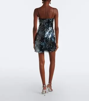 Staud Sur Sequined Minidress