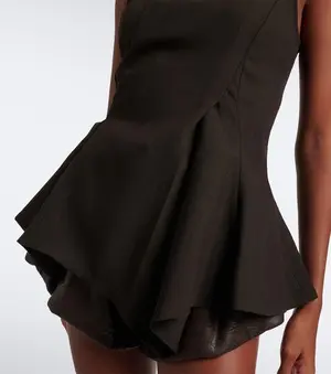 Magda Butrym Peplum Wool Top