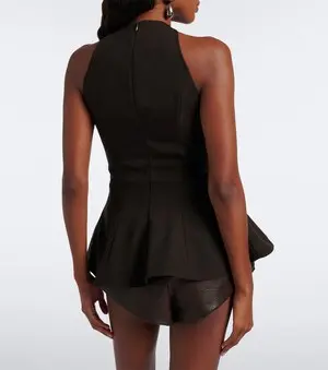 Magda Butrym Peplum Wool Top