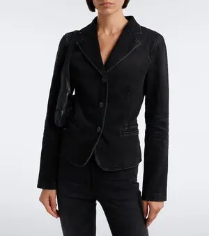 Gucci Single-breasted Denim Blazer