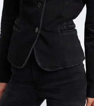 Gucci Single-breasted Denim Blazer