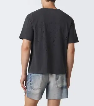 Satisfy Mothtech™ Printed Cotton T-shirt - Black