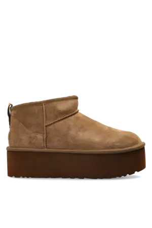 UGG Snow Boots On A Platform ‘classic Ultra Mini Platform