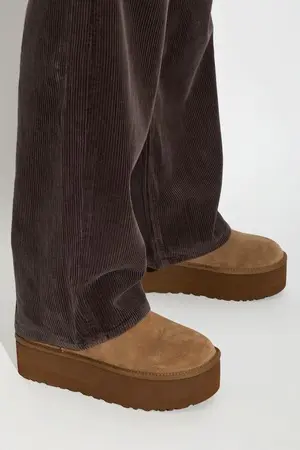 UGG Snow Boots On A Platform ‘classic Ultra Mini Platform