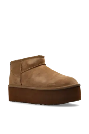 UGG Snow Boots On A Platform ‘classic Ultra Mini Platform