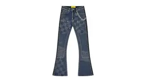 GUAPI Vintage Racer Denim Jeans - Blue