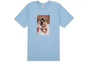 Supreme Larry Clark Neighbor Tee Shirt - Light Blue