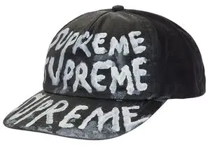 Supreme Painted 5panel Hat - Black