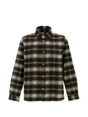 LES DEUX Check-pattern Flannel Shirt