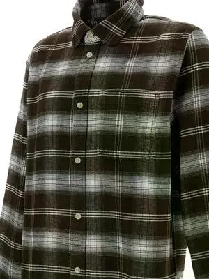 LES DEUX Check-pattern Flannel Shirt