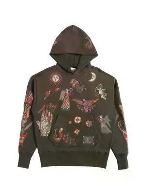 SAMUEL ZELIG Folk Embroidered Hoodie