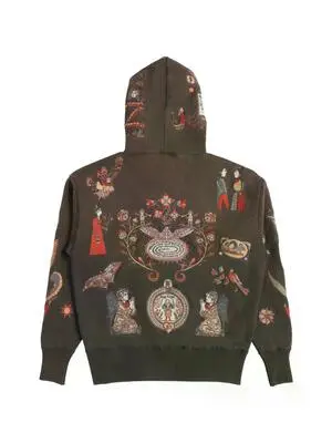 SAMUEL ZELIG Folk Embroidered Hoodie