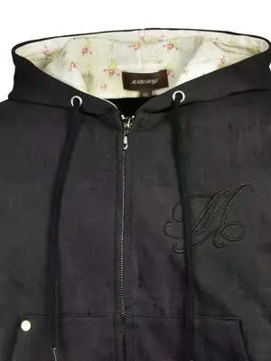 MASU Floral-print Zip-up Hoodie