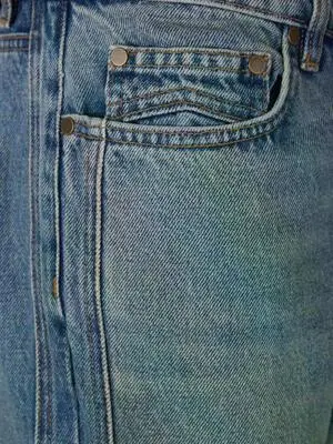 Rhude Logo-embroidered Straight-leg Jeans
