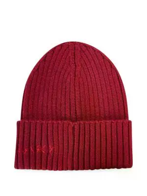 Ruslan Baginskiy Ribbed-knit Beanie Hat - Red