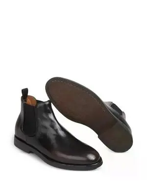 Officine Creative Calf Leather Chelsea Boots - Brown