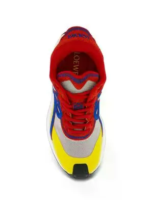 Loewe Pogo Knit Suede Sneakers