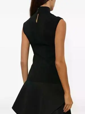 LANVIN Turtleneck Sleeveless Top