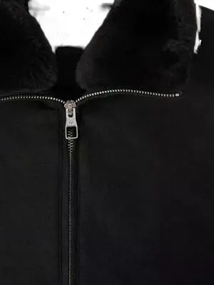 MONTECORE Faux-fur Collar Bomber Jacket
