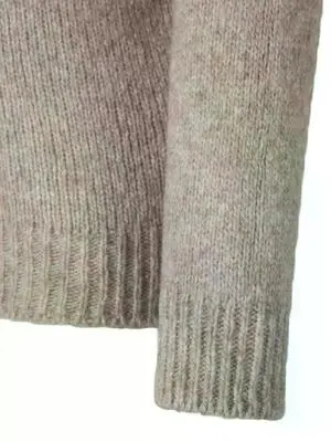Fedeli Quarter-zip Ribbed-knit Sweater