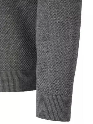 ZANONE Waffle-knit Crew-neck Sweater