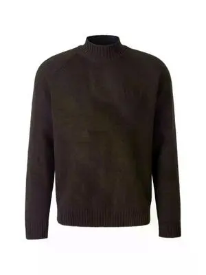 ZANONE Raglan-sleeve Mock-neck Sweater - Brown