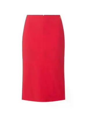 Elisabetta Franchi Skirt Made Of Technical Fabric - Red