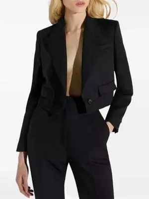 Elisabetta Franchi Wool Cropped Jacket
